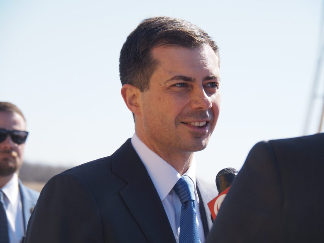 U.S. Transportation Secretary Buttigieg gives speech at future ...